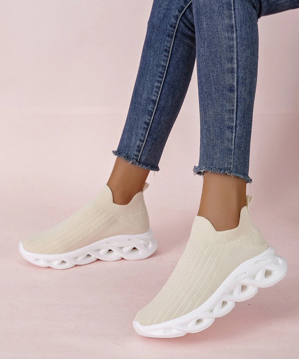 Adidasi de primăvară toamnă SHEIN, crem - om271628 | outletmag.ro