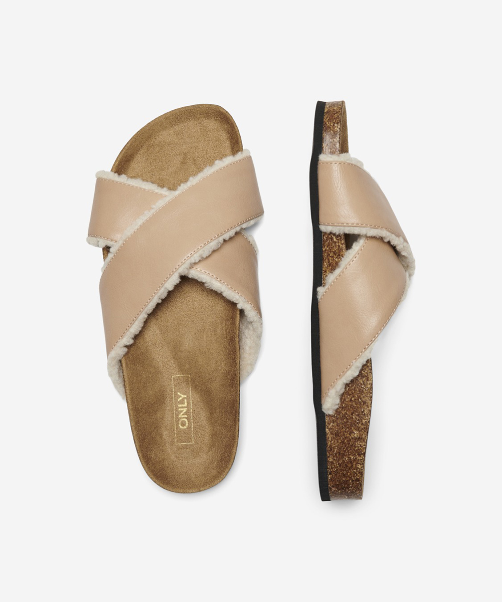 Slapi de vară Only, maro - as296460 | outletmag.ro