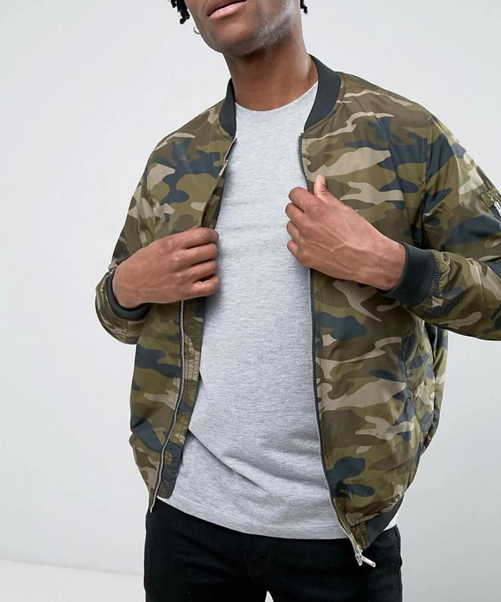 Geaca Pull&Bear, verde - tg61304 | outletmag.ro