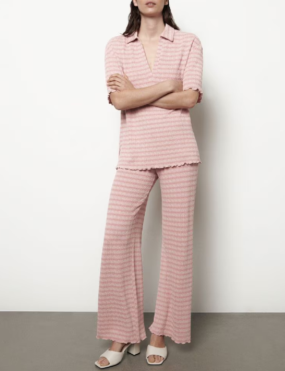 Pantaloni Reserved, roz - vd322777 | outletmag.ro