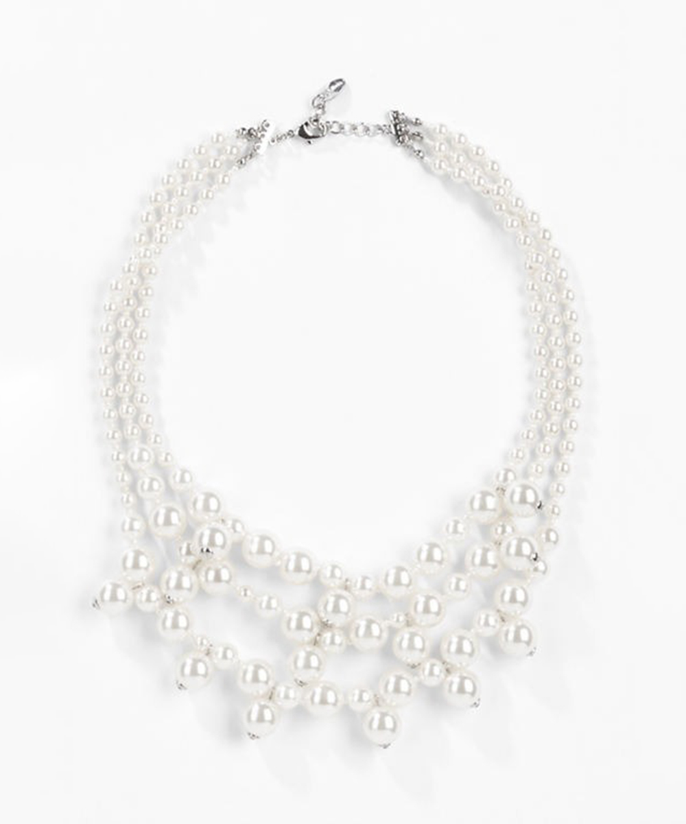 Colier s.Oliver, alb - ci325450 | outletmag.ro