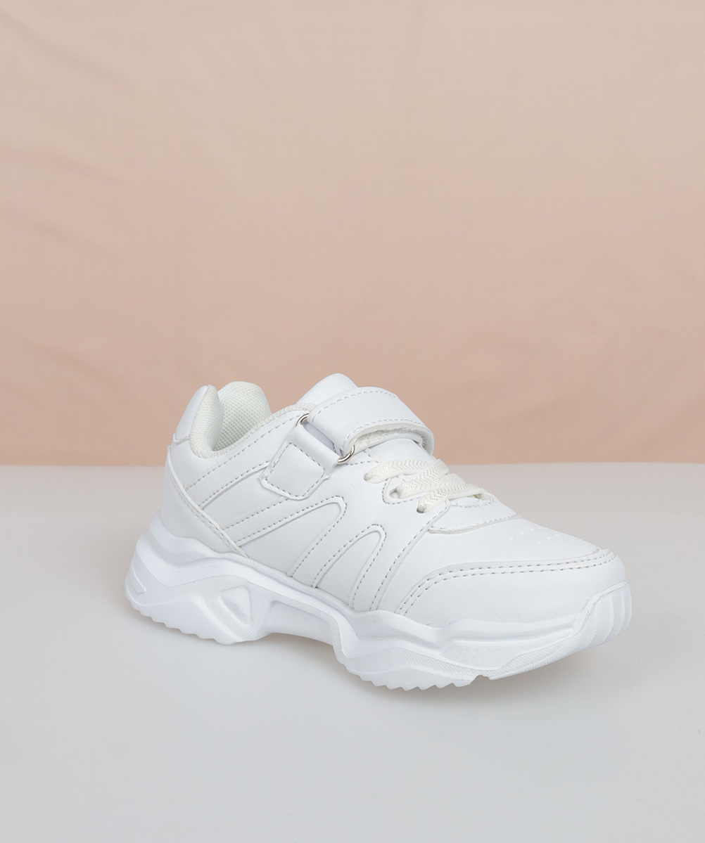 Adidasi Shein Kids cu snur, alb - as333481 | outletmag.ro