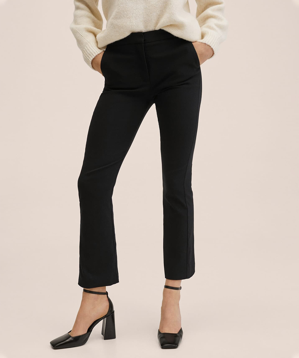 Pantaloni Mango, negru - ai360912 | outletmag.ro