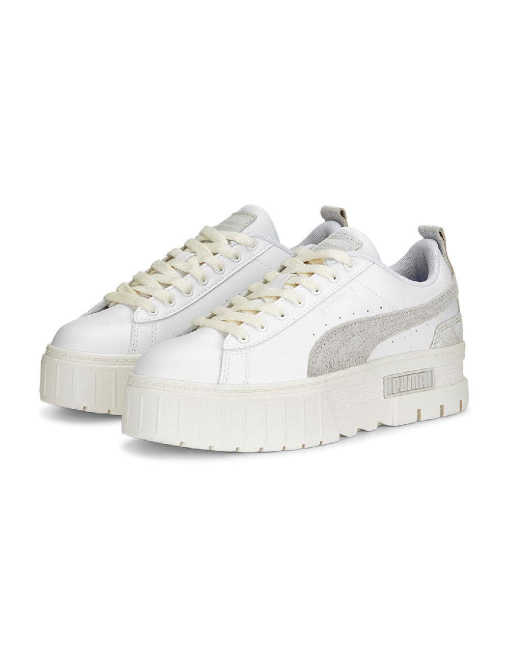 Adidasi casual Puma cu snur, alb - pl504218 | outletmag.ro
