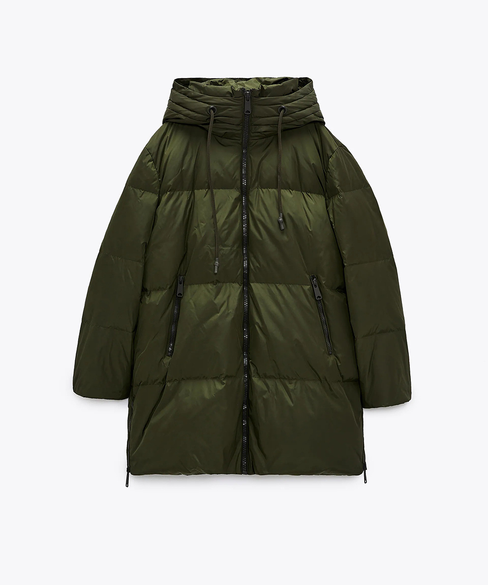 Geaca Zara, verde - cc86917 | outletmag.ro