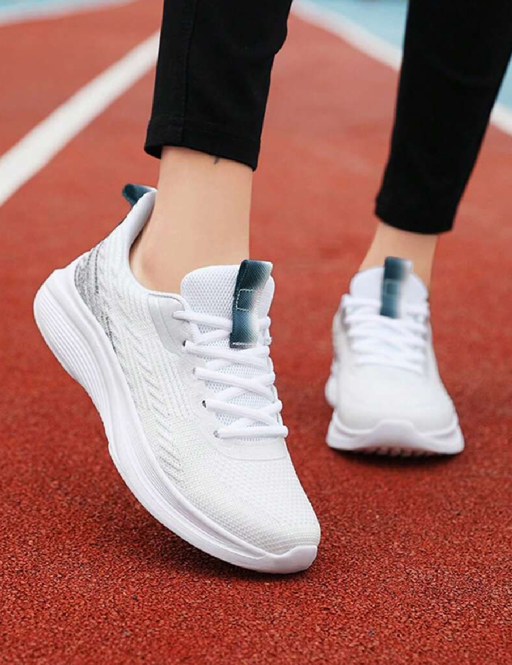 Adidasi casual de primăvară toamnă SHEIN, alb - om520999 | outletmag.ro