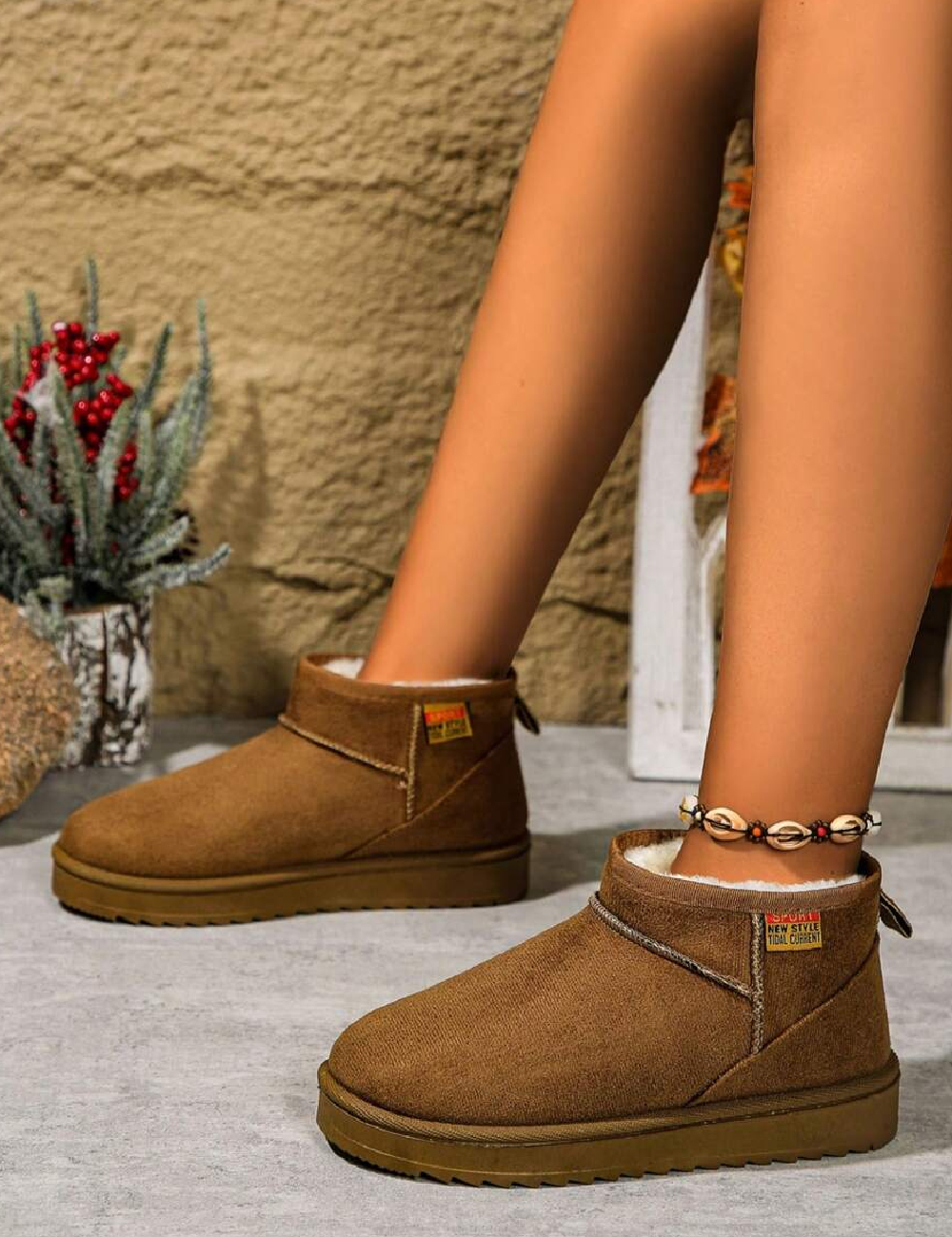 Ghete casual SHEIN, maro - sa545687 | outletmag.ro