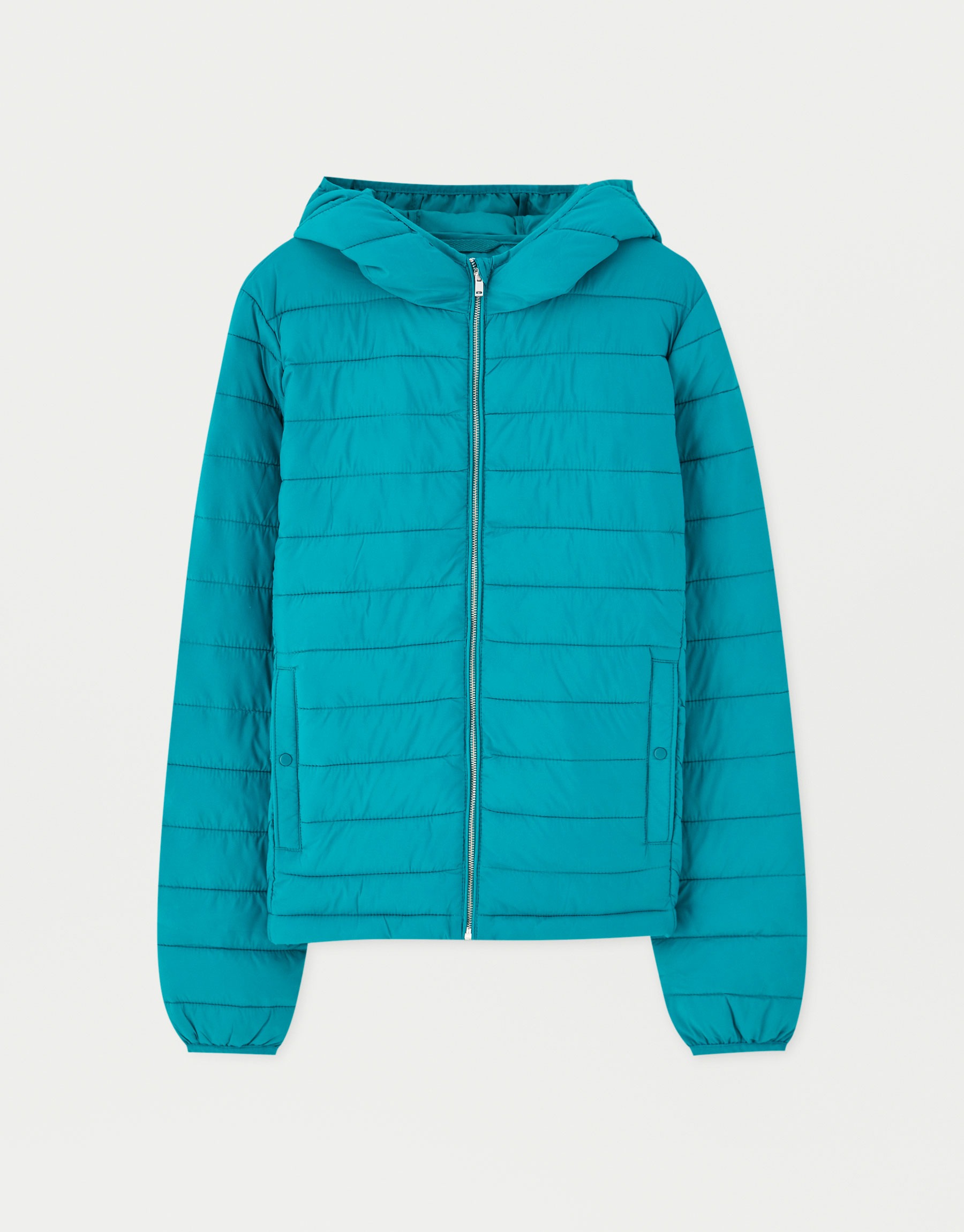 Geaca Pull&Bear, albastru - vs92587 | outletmag.ro