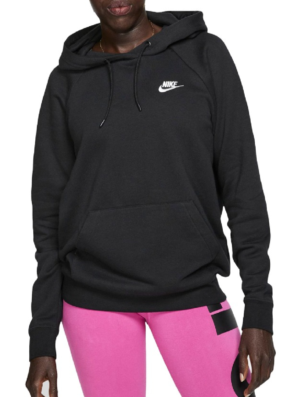 Hanorac casual Nike cu gluga și snur, negru - lg572846 | outletmag.ro