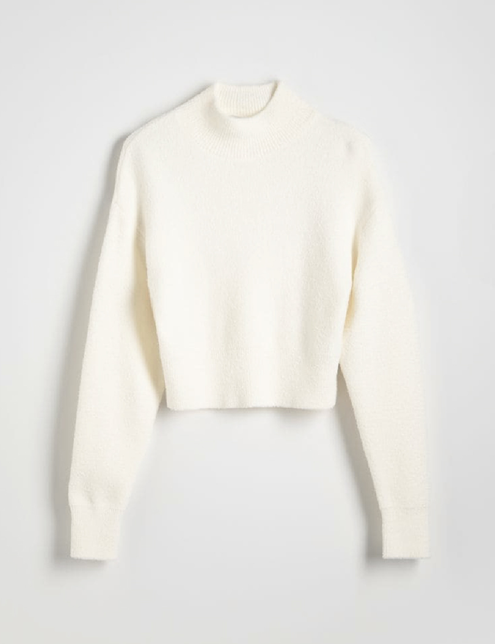 Pulover casual Reserved, alb - lg636753 | outletmag.ro