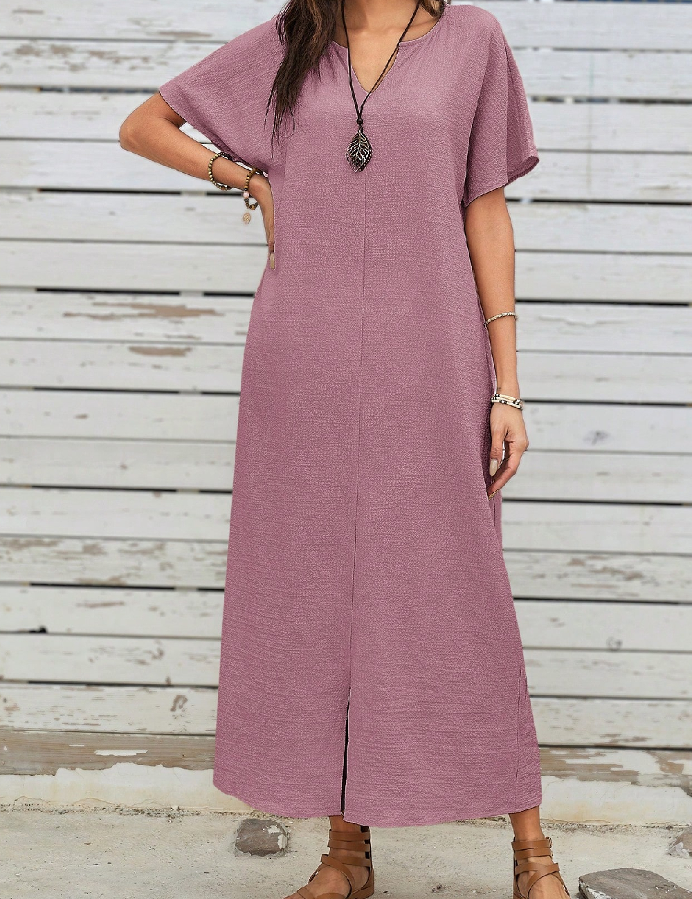 Rochie medie casual Emery Rose, roz - sm645443 | outletmag.ro