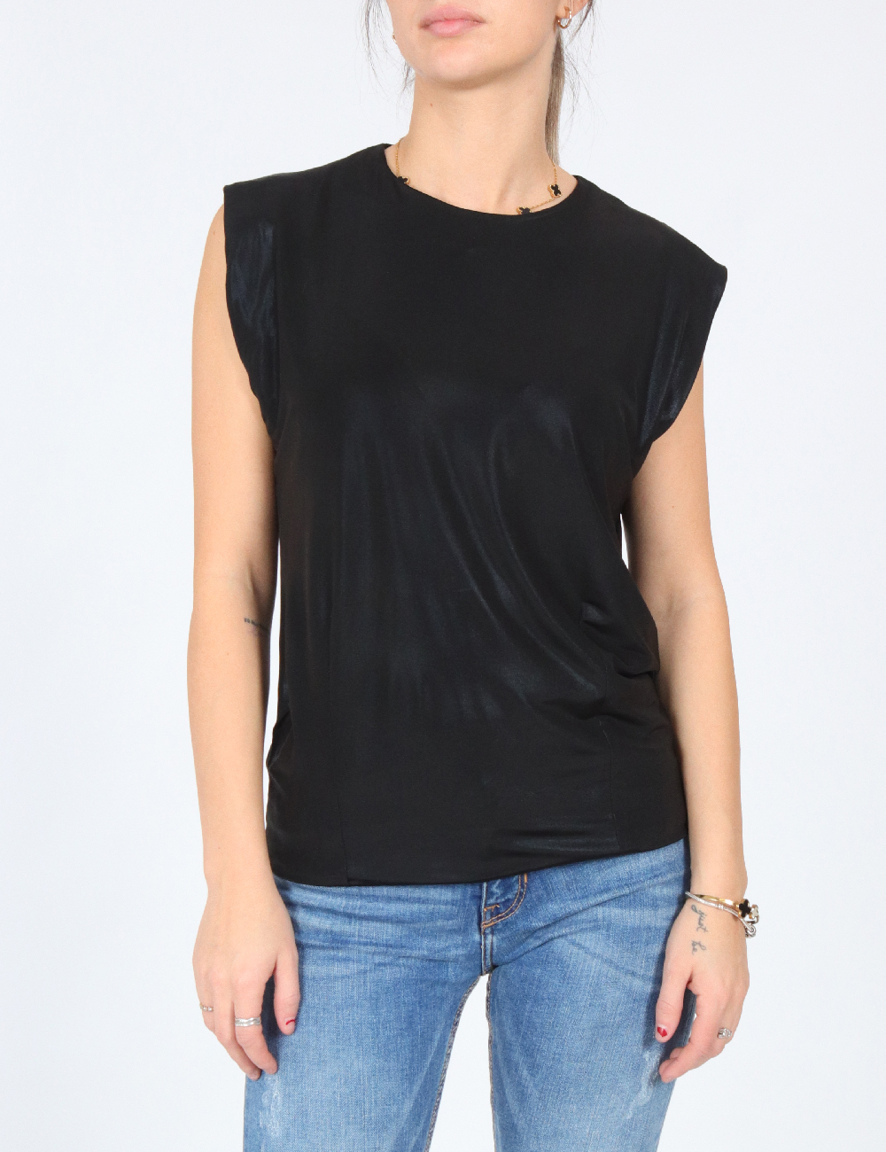 Bluza casual Zara cu fermoar, negru - pa657885 | outletmag.ro