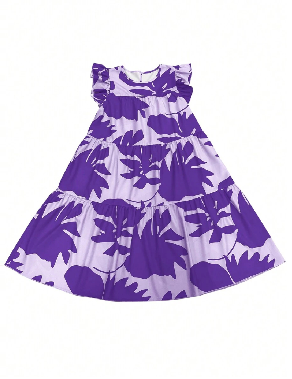 Rochie scurta casual SHEIN, mov - sa781788 | outletmag.ro