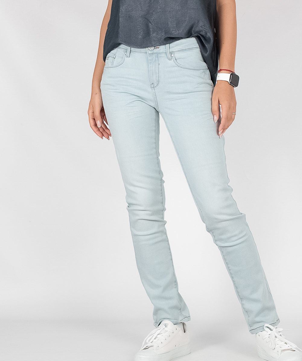 Blugi Inside cu capse, albastru - ai180521 | outletmag.ro