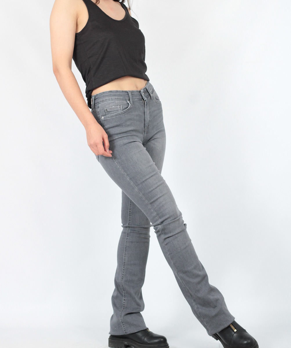 Blugi Only cu capse, gri - pl199553 | outletmag.ro