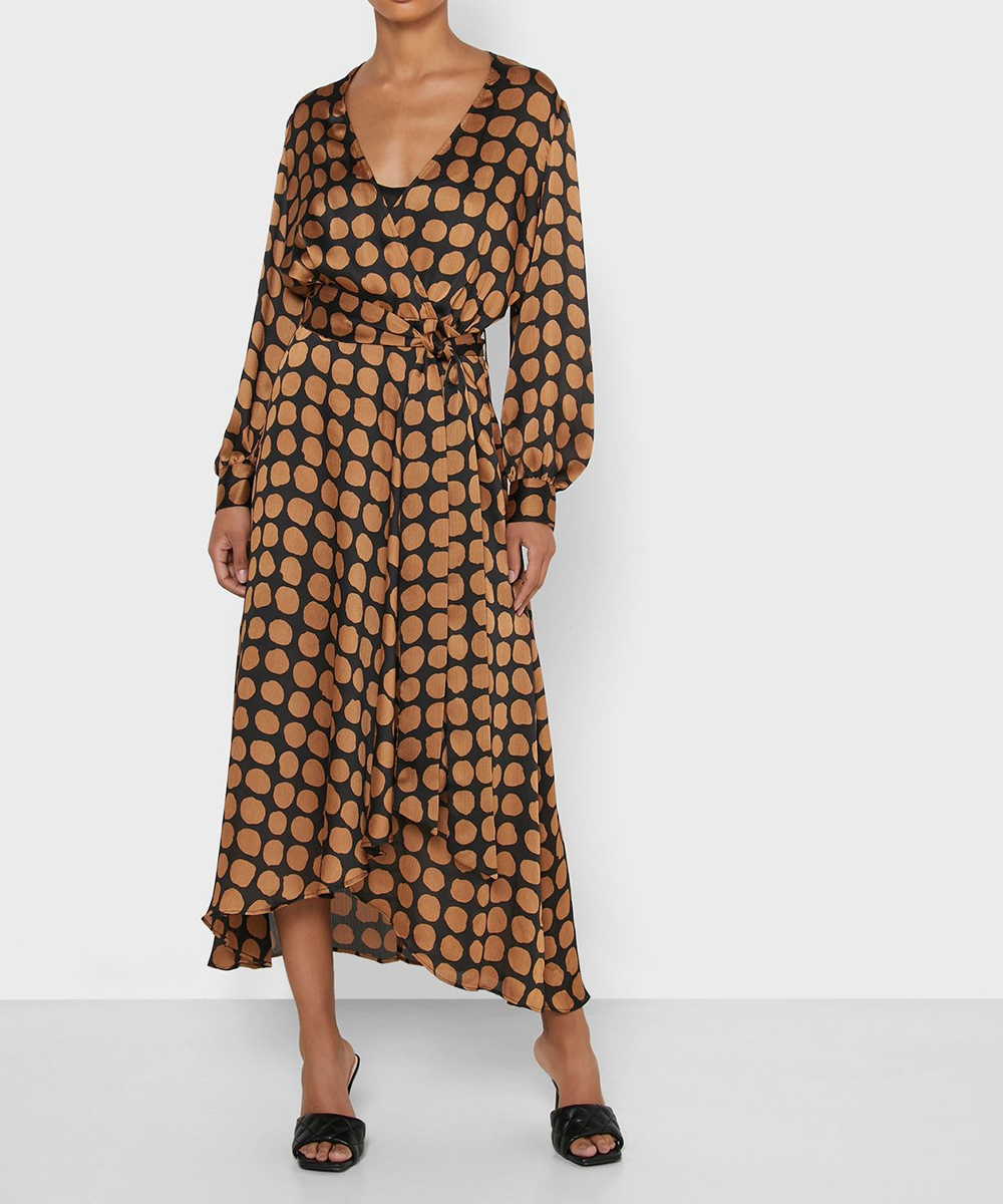 Rochie medie Mango, maro - cg201867 | outletmag.ro