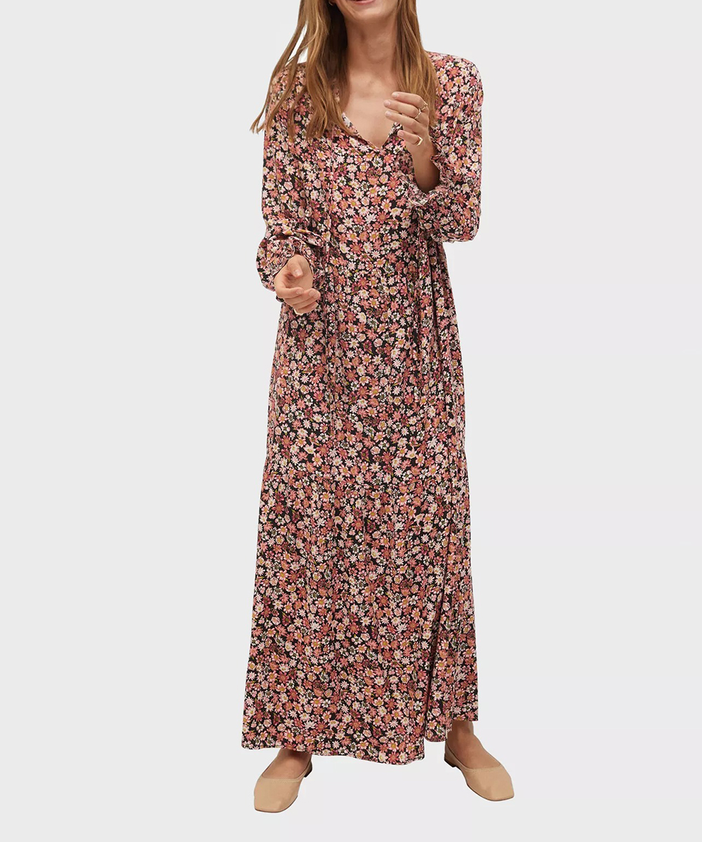 Rochie lunga de primăvară toamnă Mango, floral print - cg202110 ...