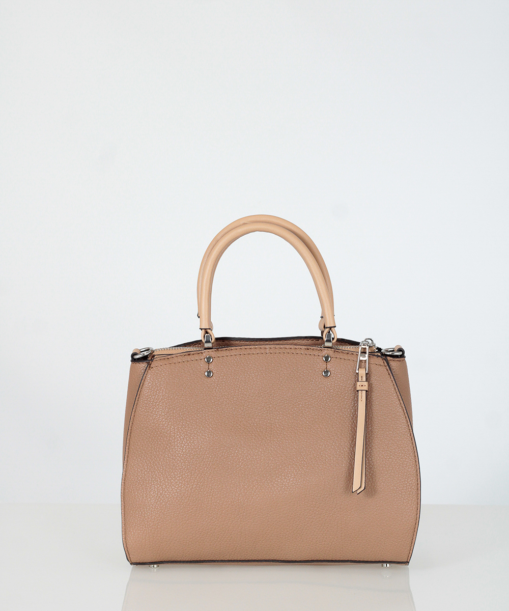 Geanta Parfois cu capse, crem - ma205081 | outletmag.ro