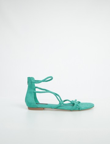 Sandale Reserved, verde - pl278793 | outletmag.ro