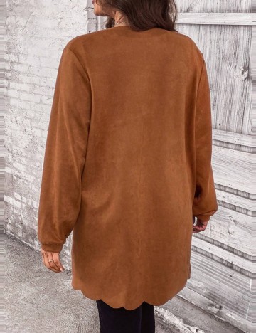 Blazer casual Emery Rose Curve, maro - tm401349 | outletmag.ro