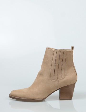 Botine de primăvară toamnă Trend One Young, crem - ma195317 | outletmag.ro