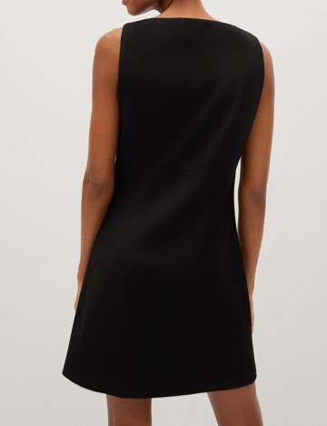 Rochie scurta Mango cu nasturi, negru, la 84.15 Lei - pl202655 ...