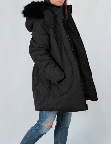 Geaca Halitech cu gluga, negru - bg213487 | outletmag.ro