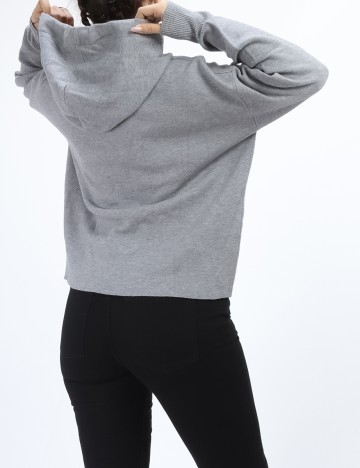 Hanorac Reserved cu gluga, gri - ng217730 | outletmag.ro